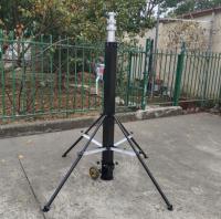 China 30ft 9m Vehicle Winch Up Lightweight Telescopic Mast Pole Antenna Pole Mast for sale