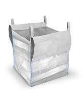China Polypropylene Tunnel Lift Bulk Bag 5:1 90x90x110cm For 2,000kg for sale