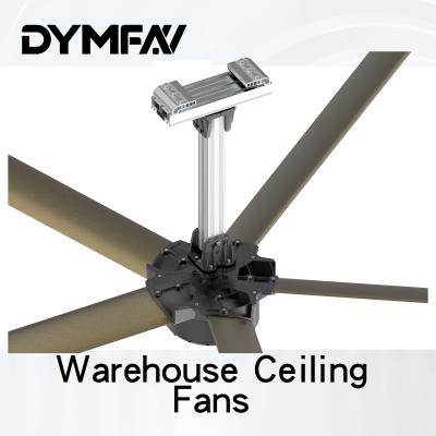 China 220v MagneticHVLS Industrial Large Residential Ceiling Fans For Restaurant for sale