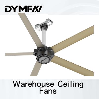 China 6.6m 1.5kw 5 Blades Commercial HVLS Fans Warehouse Workshops for sale
