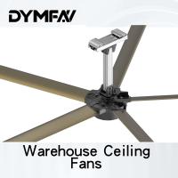 China 10ft  Aluminum Industrial HVLS Fans Solar Energy Workshop Big Commercial Ceiling Fans for sale