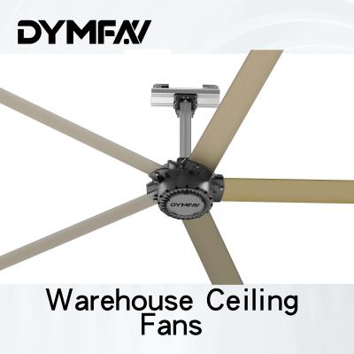 China 24 Ft Big Sized Dairy Farm Industrial HVLS Cooling Fans High Volume Low Speed for sale
