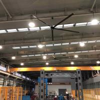 China 7.1m 1.5kw Warehouse Ceiling Fans High Efficiency HVLS Extra Large Ceiling Fans for sale