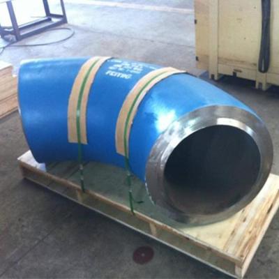 China Seamless 36inch Carbon Steel Pipe Elbow Astm A234 Wpb Blue for sale