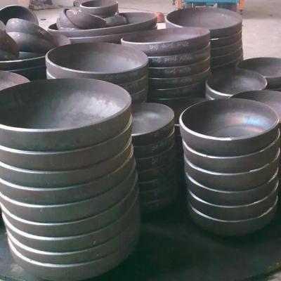 China Astm Sch40 Sch80 Carbon Steel End Cap A234 Black 10 Inch Butt Weld for sale