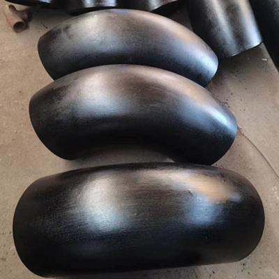 China Butt Welding Fittings Sch40 Lr Elbow  Black 1.5d Carbon Steel  Seamless  90 Degree for sale