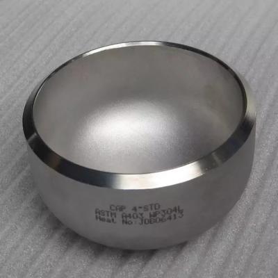China Asme B16.9 Sch40 6 Stainless Steel Pipe Cap Seamless for sale