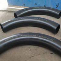 China Carbon Steel Pipe Bend Hot Pushing 0.5 Spec Black With Bend Radius 2D-10D for sale