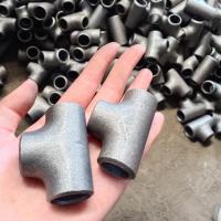 China Butt Weld Tee Carbon Steel Pipe Fittings Lr Sch 80 Astm B16.9 for sale