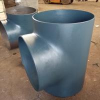 China Ansi / Asme B16.9 A234 Wpb Carbon Steel Lateral Tee Buttwelded 45 Degree for sale