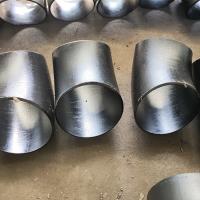 China DN200 90 degree SCH80 Seamless  Pipe Elbow Fittings  Butt Weld Black Pipe Fittings for sale