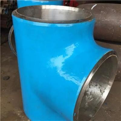China Carbon Steel Equal Diameter Tee Welding Large Diameter Butt Welding Reducing Tee High Pressure Tee for sale