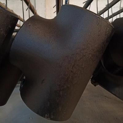 China Seamless Schedule 80 Carbon Steel Tees Astm B16.9 Hot Pushing for sale