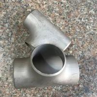 China SCH Astm Ansi A182 Stainless Steel Pipe Fittings Bevel End Reducing Tee for sale