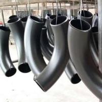 China 110mm 90 Degree Ms Long Bend Astm Wpb Seamless A 234 Black for sale