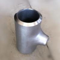China SCH Astm Ansi A182 Stainless Steel Pipe Fittings Bevel End Reducing Tee for sale