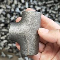 China Asme B16.5 Butt Weld Reducing Tee A234 Wpb Seamless for sale