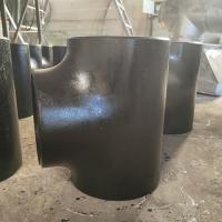 China Asme B16.5 Carbon Steel Pipe Tee Butt Weld Reducing A234 Wpb Seamless for sale