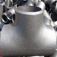 China 2 Inch Carbon Steel Pipe Fittings Std Butt Weld Equal Tee A234 Wpb Seamless for sale