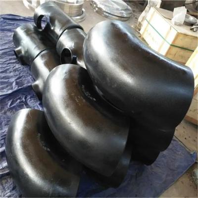 China 90 Degree Black Petroleum Carbon Steel Elbow Fittings Astm for sale