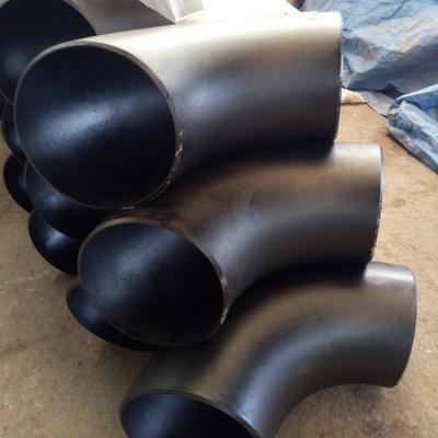 China Dn50 Std Xs Carbon Steel Pipe Elbow 90 Degree Butt Weld Black A234 Wpb Seamless for sale