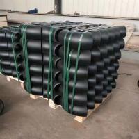 China Dn50 Std Xs Carbon Steel Pipe Elbow 90 Degree Butt Weld Black A234 Wpb Seamless for sale