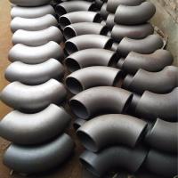 China Seamless Petroleum Asme 90 Degree Lr Elbow Half inch Pipe Fittings Hot Pushing for sale