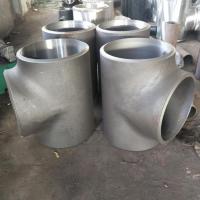 China ASTM B16.9 Carbon Steel Tees A234 Reduce 45 Degree Butt Welded Pipe Fitting for sale