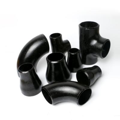 China 2- 1/2inch Seamless Carbon Steel 90degree Long And Short Radius Elbow Reducer Tee for sale