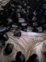 China DN50 45 Degree Sch80 /Xs Seamless Black Pipe Fittings Astm A234 Wpb Elbow for sale