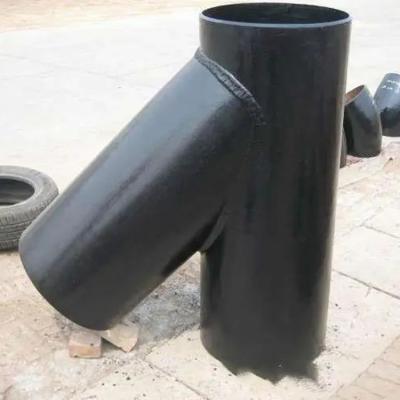 China Asme / Ansi B16.9 API Carbon Steel Tees Butt Welded Pipe Fitting for sale