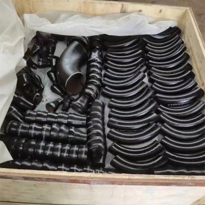 China 1/2-48 Carbon Steel Black Elbow Pipe Fitting MOQ 1 Piece for sale