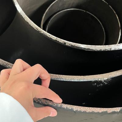 China Galvanized WPB Cs Elbow Pipe Fittings With Butt Weld Connection for sale