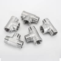 China Forged Carbon Steel Socket Welded Pipe Fittings NPT Threaded Tees for sale