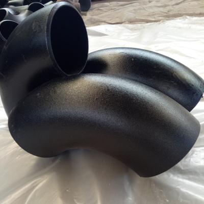 China WPB ASME Carbon Steel Elbow Short Radius /  Long Radius 45 Degree STD Black for sale