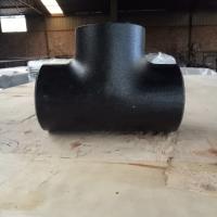 China ASME B16.5 Carbon Steel Pipe Tee / Butt Weld Reducing Tee A234 WPB Seamless for sale