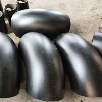 China WPL6 Carbon Steel Pipe Fittings Butt Weld 90 Degree LR Elbow Seamless Sch80 for sale