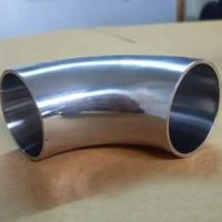 China 1.5D Stainless Steel Pipe Fittings 316 45 Degree 2.5D Stainless 90 degree Elbow for sale
