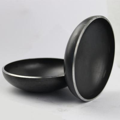 China A234 Carbon Steel Cap Astm Welded Pipe Cap Black Seamless sch40 for sale