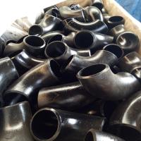 China Seamless A234 Wpb ASME Pipe Fitting Sch 80 Lr Sr 90 Degree Black for sale