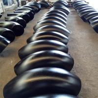 China 4 Inch API Butt Weld Elbows Carbon Steel Sch80 90 Degree Black Pipe Tee Fittings for sale