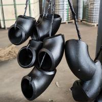 China 45 Degree Seamless  Butt Welding Fittings Sch30 Black Pipe Fittings A234 for sale