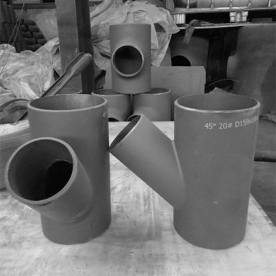 China Hot Pushing Butt Weld Tee Carbon Steel Astm Standard B16.9 for sale
