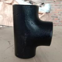 China 12 Inch Carbon Steel Asme B16.9 Tee , Equal Straight Pipe Fittings Steel ISO 9001 for sale