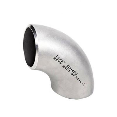 China 316SS 304SS Seamless Pipe Fitting 90 Degree Long Radius Stainless Steel Elbow for sale