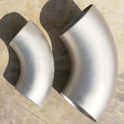 China Sch40 Seamless Stainless Steel Pipe Fittings 304SS Degree 90 ASTM B16.9 for sale