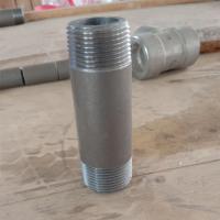 China 3/4 Inch Swage Pipe Nipple Black Carbon Steel Threaded Fittings NPT For Gas / Oil for sale