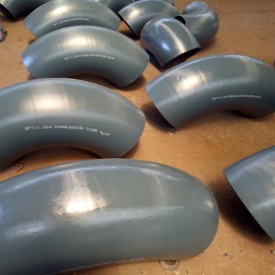 China API5l Carbon Steel 45 And 90 Degree Butt Weld Elbow Black for sale