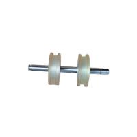 China 1000 pcs/month Ability Glory GFB800 PU Wheel Assy for ATM Spare Parts Used in Glory for sale