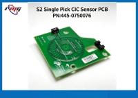 China 4450750076 S2 Single Pick CIC Sensor PCB PN:445-0750076 ATM Machine Cassette Identification Circuit Board for sale